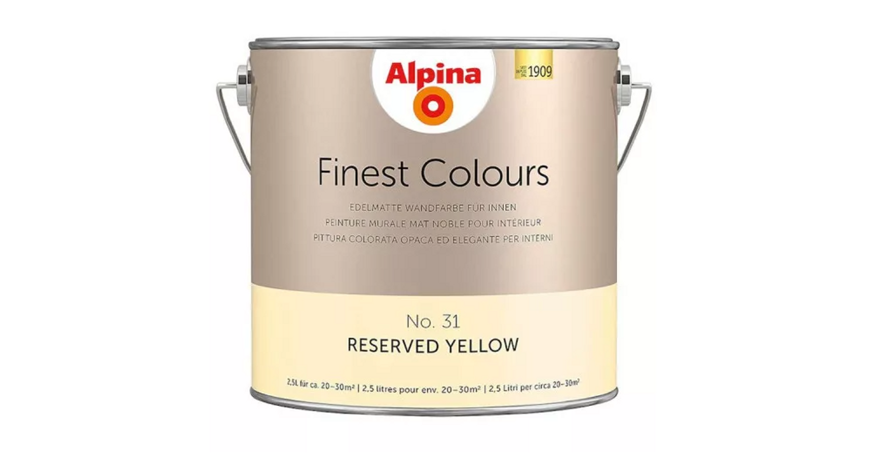 ALPINA FINEST COLOURS No. 31 Reserved Yellow 2,5 l - Alpina ...
